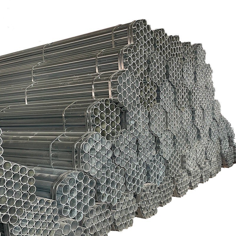 4 Inch Galvanized Steel Round Tube Pipe BS 1387 ASTM A53 For Scaffolding